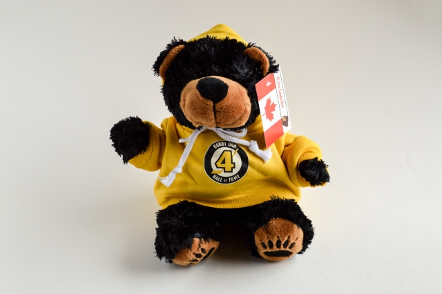 Black Bear Stuffed Animal > Bobby Orr Hall of Fame